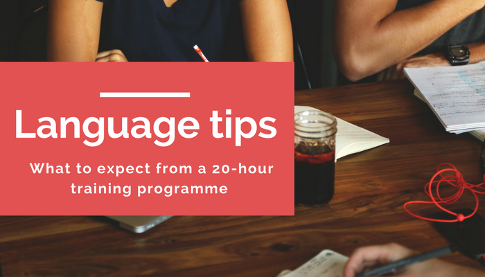 What to expect from a 20-hour language training programme – Gabriella ...